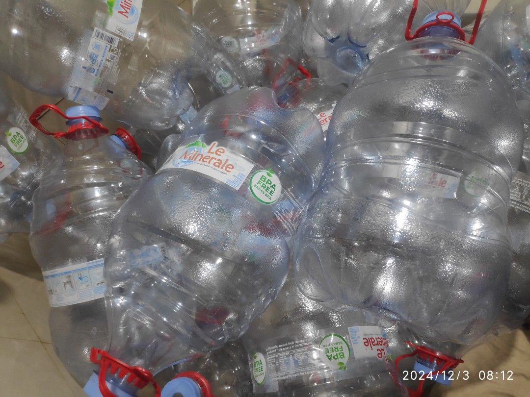 Galon Bekas / Galon Kosong / Galon Le Mineral ukuran 15 liter, Barang ...