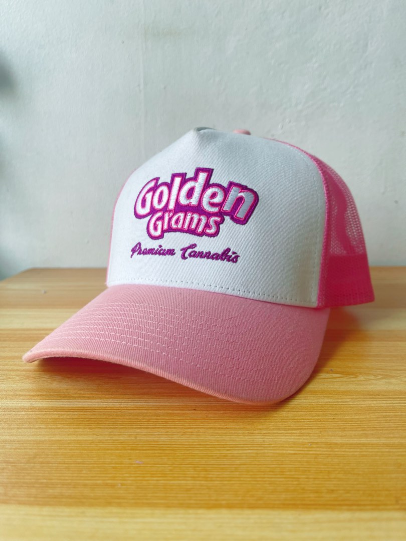 Golden Grams Premium Cannabis Rare Trucker Cap P750, Men's Fashion ...