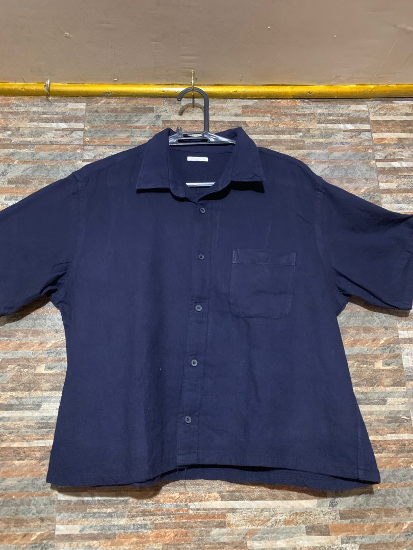 GU Cropped Polo, Men's Fashion, Tops & Sets, Tshirts & Polo Shirts on ...
