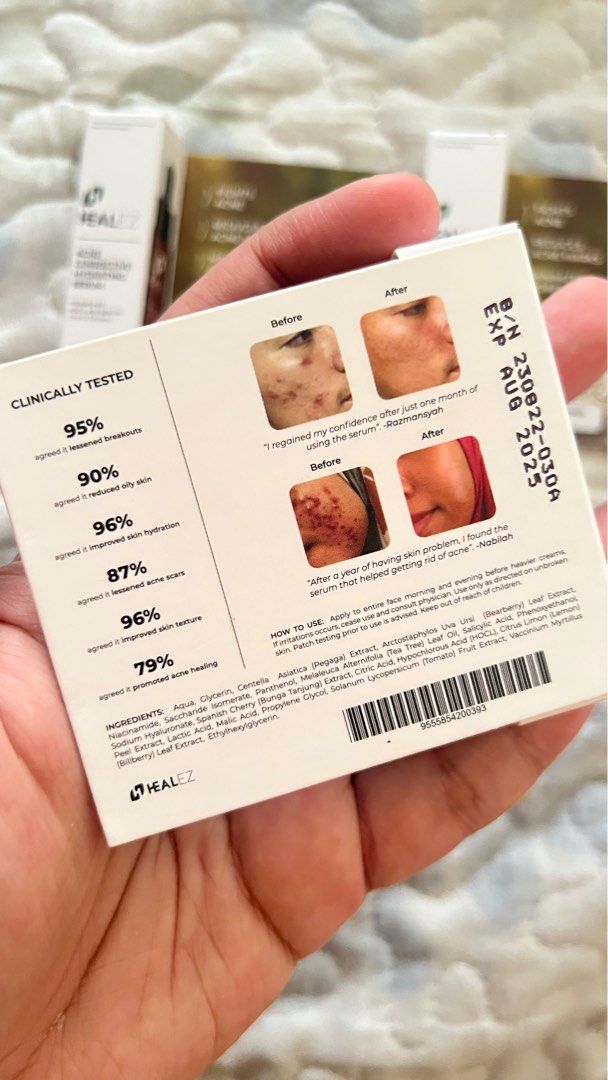 Healez Acne Corrective Hydrating Serum (HOCL Serum) 5ml Trial/Sample ...