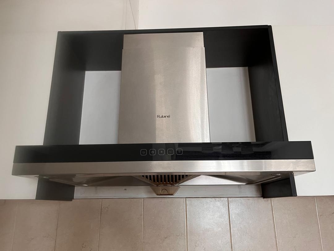 Hood and gas hob (Brand : Rubxxx), Furniture & Home Living, Kitchenware ...