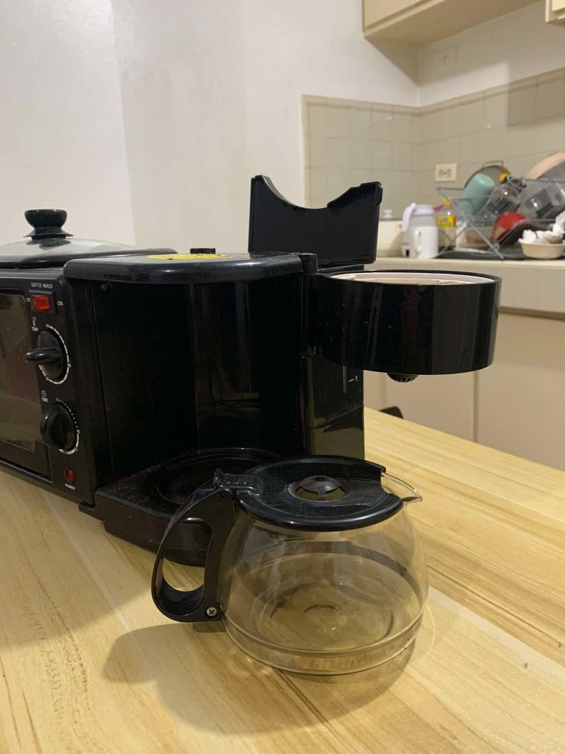 Hug Best 3 In 1 Home Breakfast Machine Coffee Maker Electric Oven ...