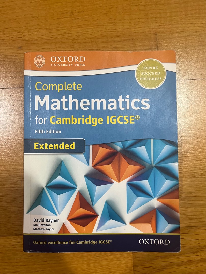 IGCSE Cambridge Math Textbook 5th Edition, Hobbies & Toys, Books ...