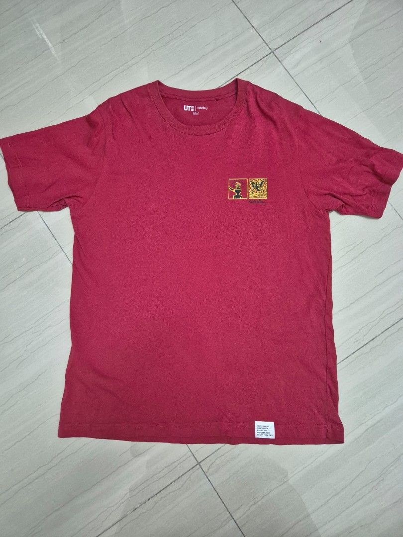 KEITH HARING 1st EXHIBITION UT, Men's Fashion, Tops & Sets, Tshirts ...
