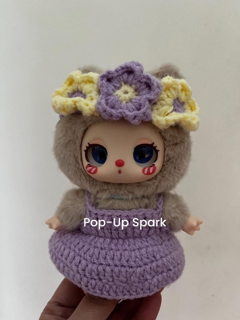 Labubu / Liila Crocheted Dress sets, Hobbies & Toys, Toys & Games on ...