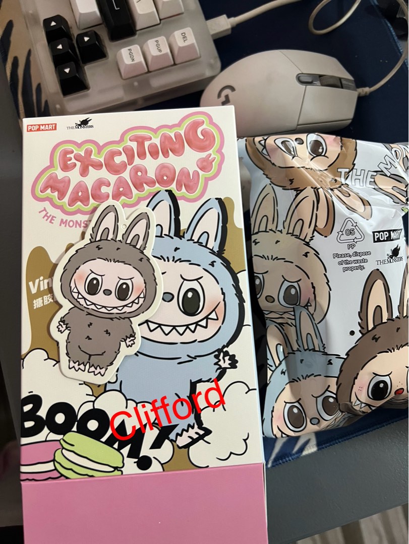 Labubu Exiciting Macaroons v1, Hobbies & Toys, Toys & Games on Carousell