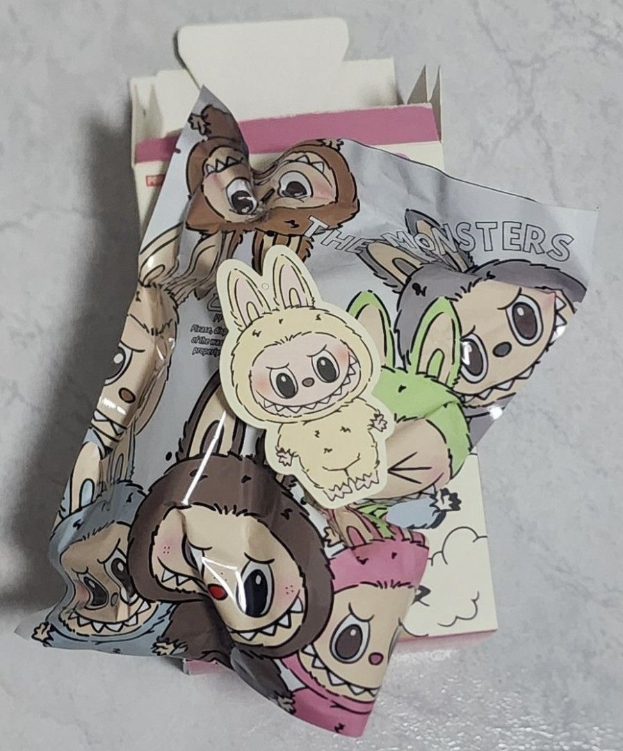 Labubu V1 Blind Box - opened to check cards and foil unopen - no ...