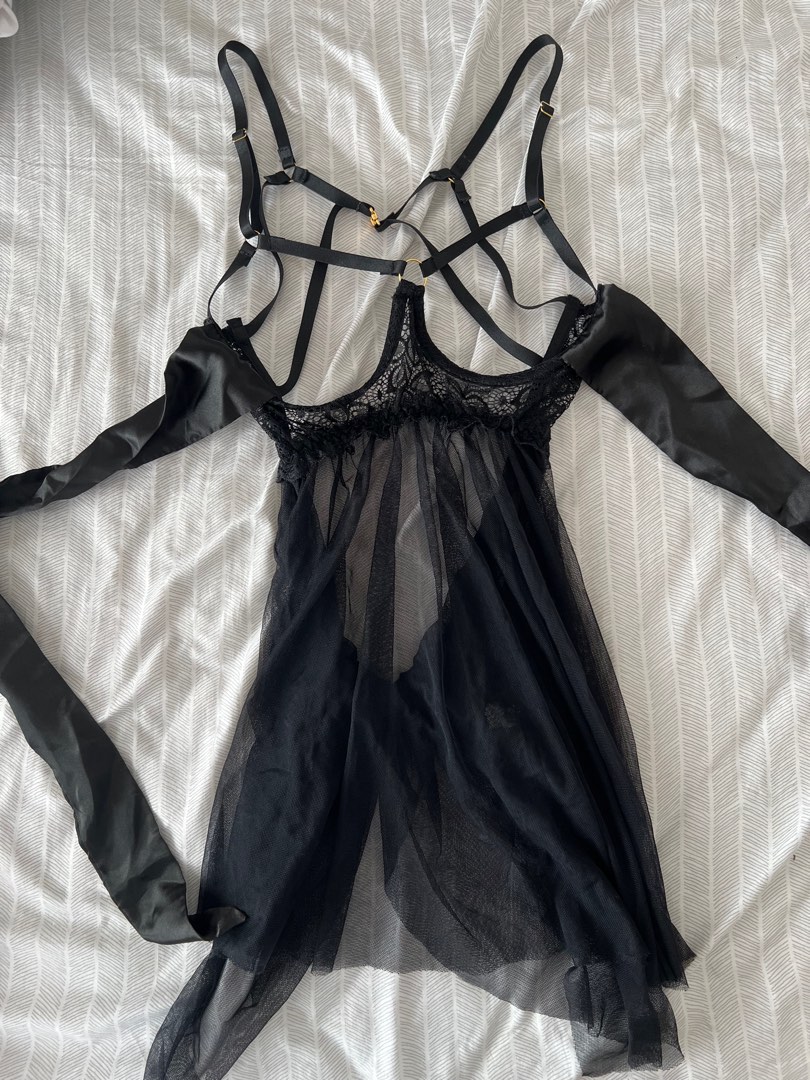 Lingerie Black Easy Access, Women's Fashion, Undergarments & Loungewear ...