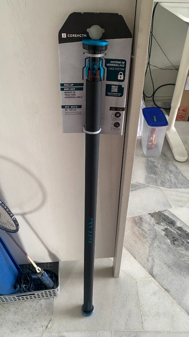 Lockable Pull-Up Bar 100cm - Corength, Sports Equipment, Exercise ...