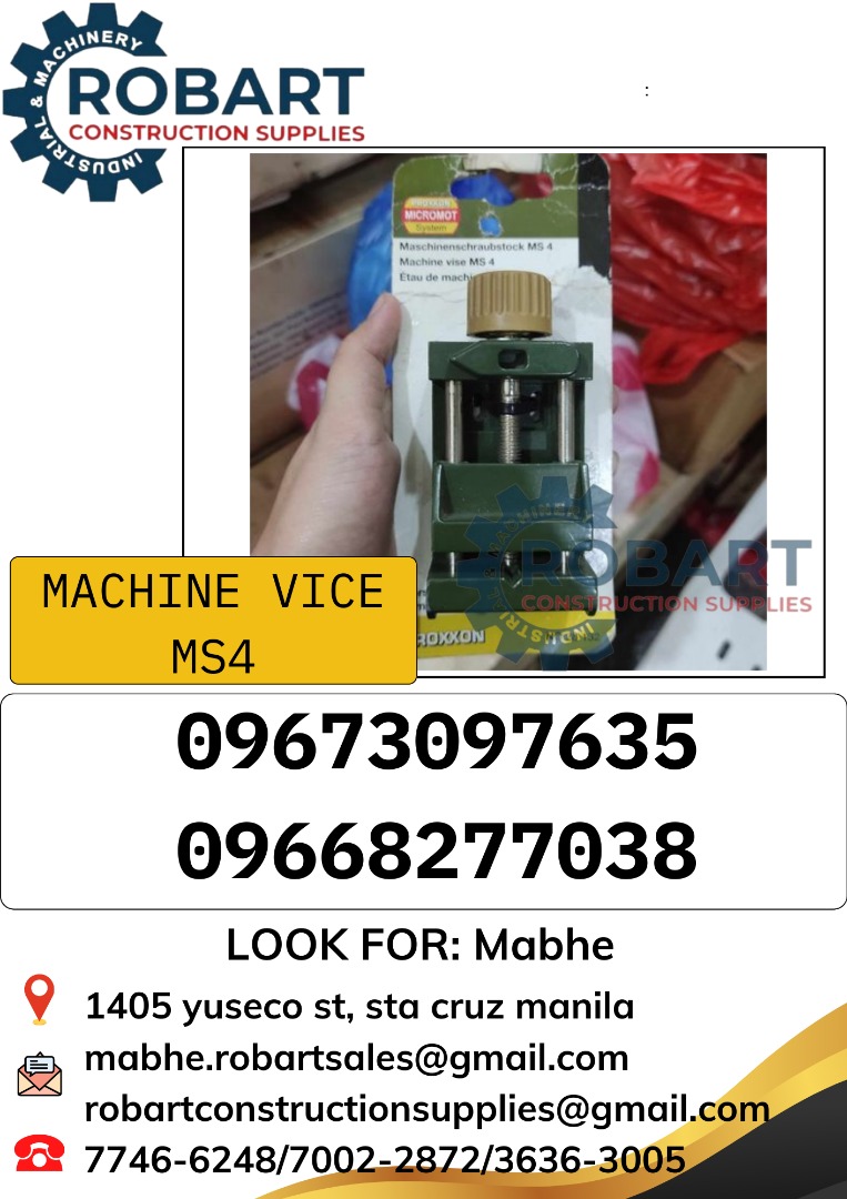 MACHINE VICE MS4, Everything Else, Looking For on Carousell