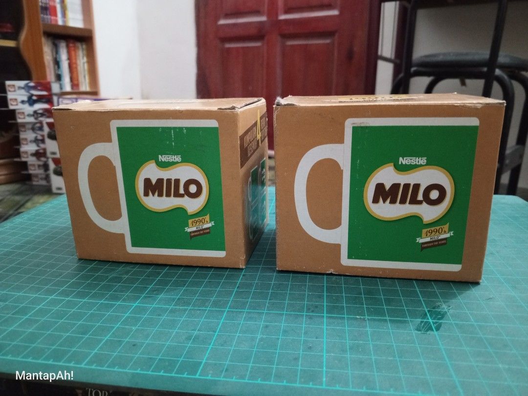 Milo 1990's Through The Years Mug SET, Hobbies & Toys, Toys & Games on ...