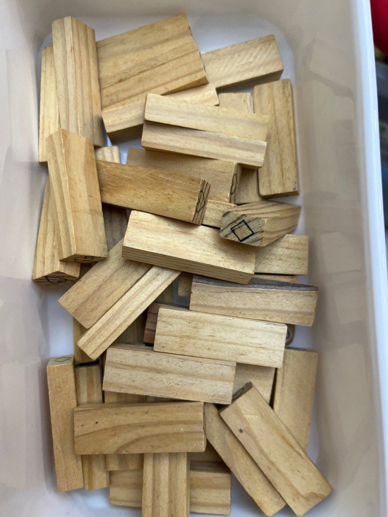 Mini block - Wooden Stacking Block / Tower Toy / Block, Hobbies & Toys ...