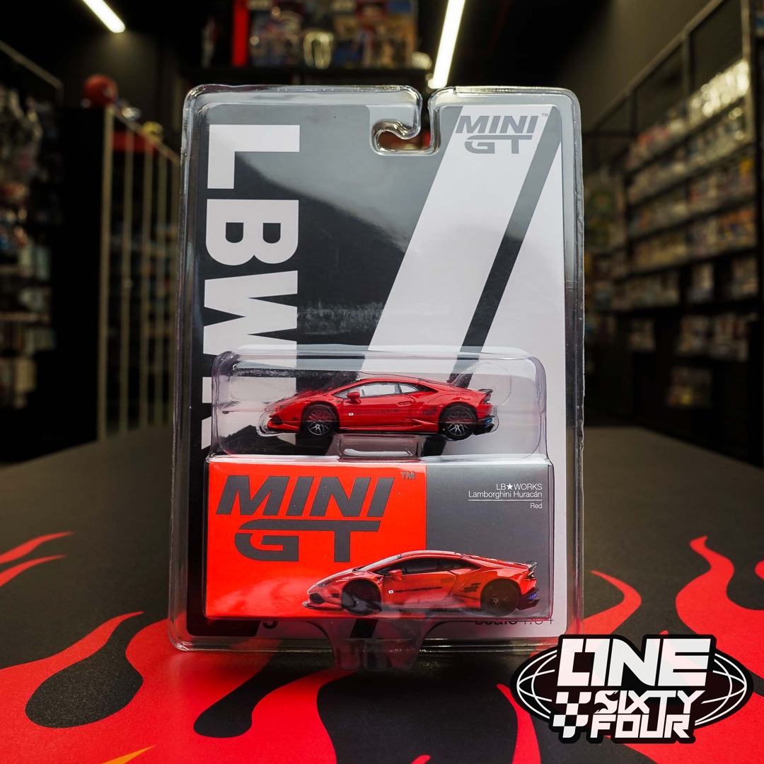 MINI GT #375 LB WORKS LAMBORGHINI HURACAN - RED LBWK ISSUE, Hobbies ...