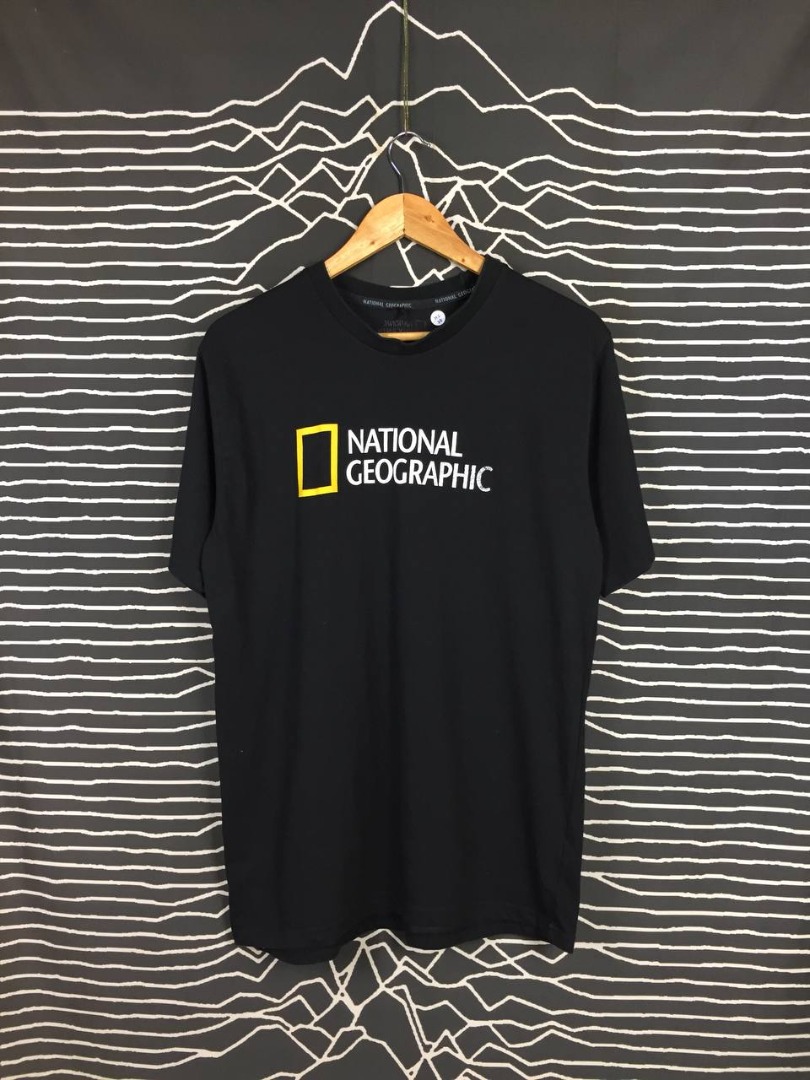 National Geographic Television Channel Big Logo Tee, Men's Fashion ...