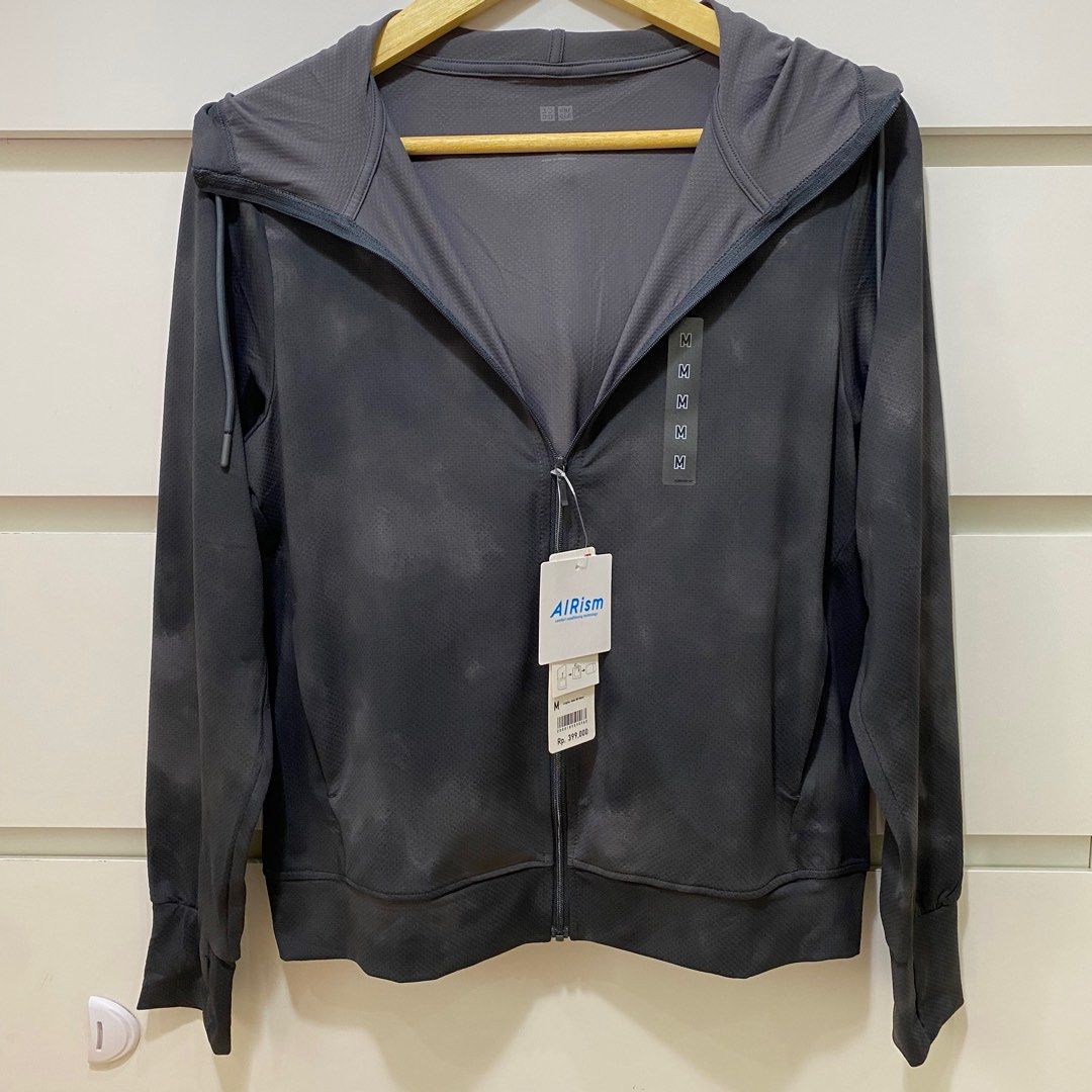 NEW WITH TAG - M Uniqlo Airism Pocketable UV Mesh Jacket Running Jaket ...