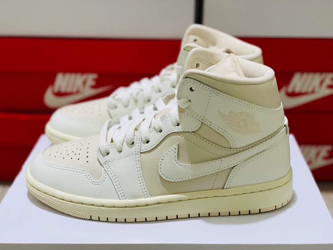 Nike Jordan 1 Mid Cut, Women's Fashion, Footwear, Sneakers on Carousell