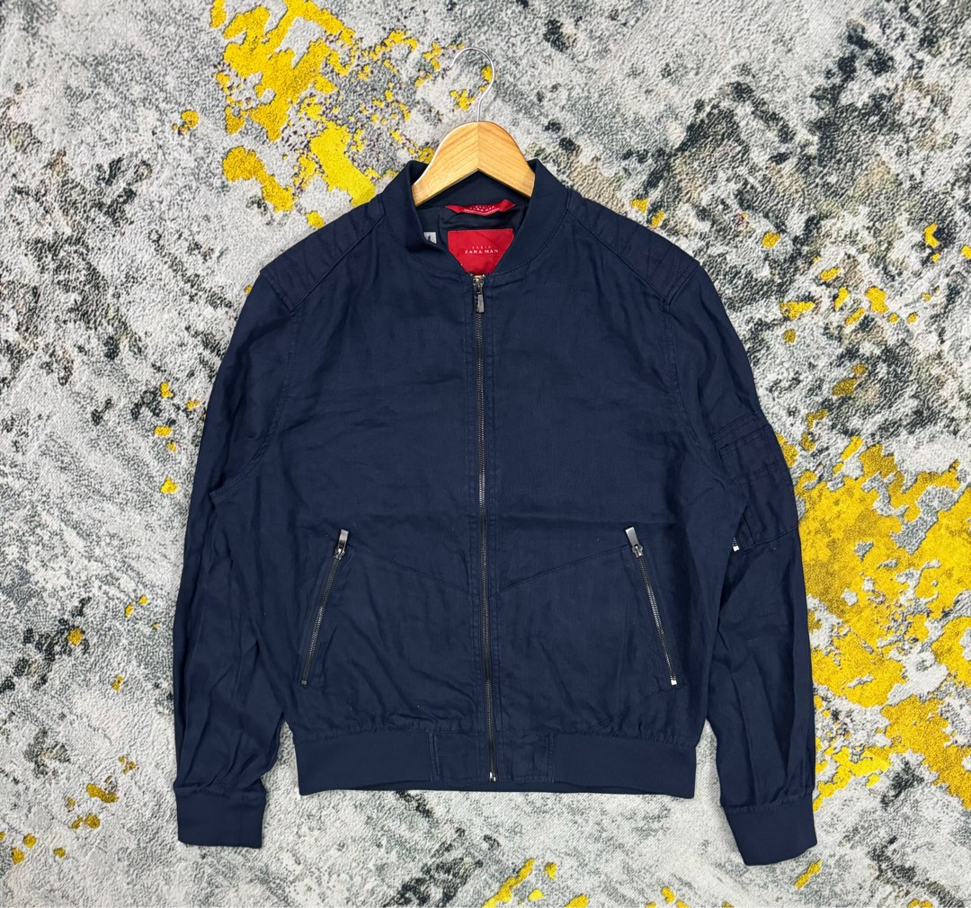 Original Zara Man Bomber Jacket, Men's Fashion, Coats, Jackets and ...