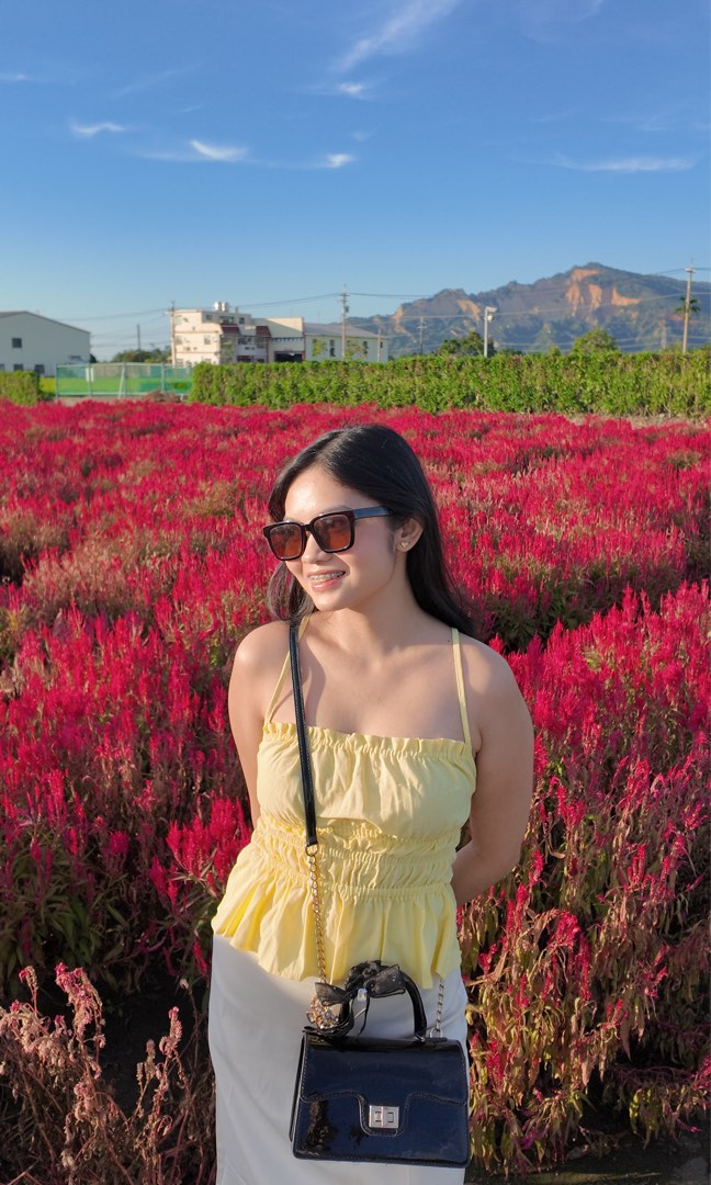 Pastel Yellow Smocked Top | Sexy String Top, Women's Fashion, Tops ...