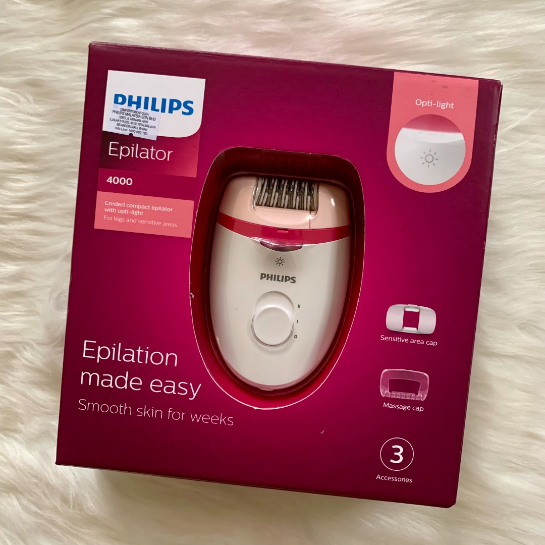 Philips Satinelle Corded Compact Epilator BRE255/00, Beauty & Personal ...
