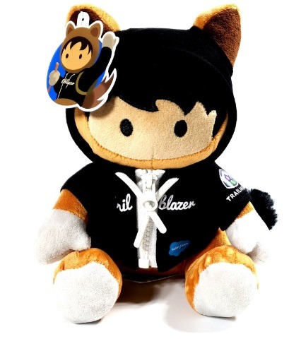 Salesforce Trailblazer Astro 8” Raccoon Plush Toy, Hobbies & Toys, Toys ...
