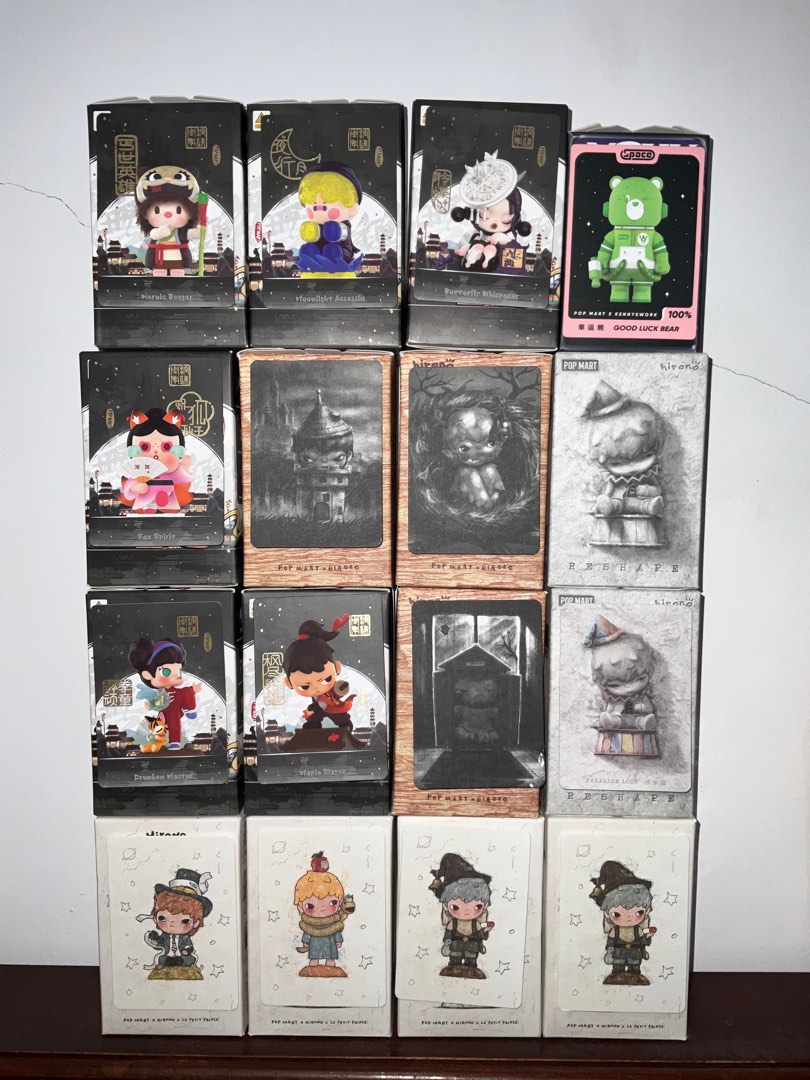 POPMART Hirono, skullpanda, 14th anniversary, Hobbies & Toys, Toys ...