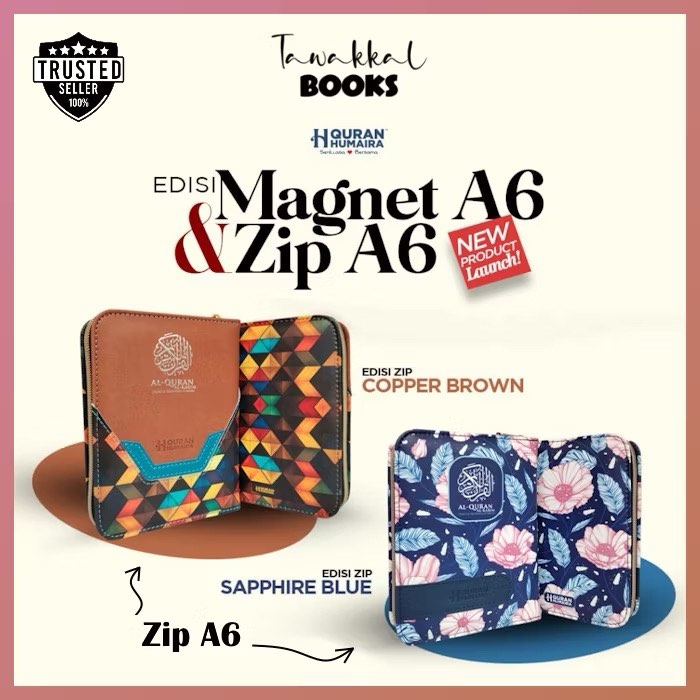 Quran Humaira Edisi Zip A6 | Tiada Tagging, Hobbies & Toys, Books ...