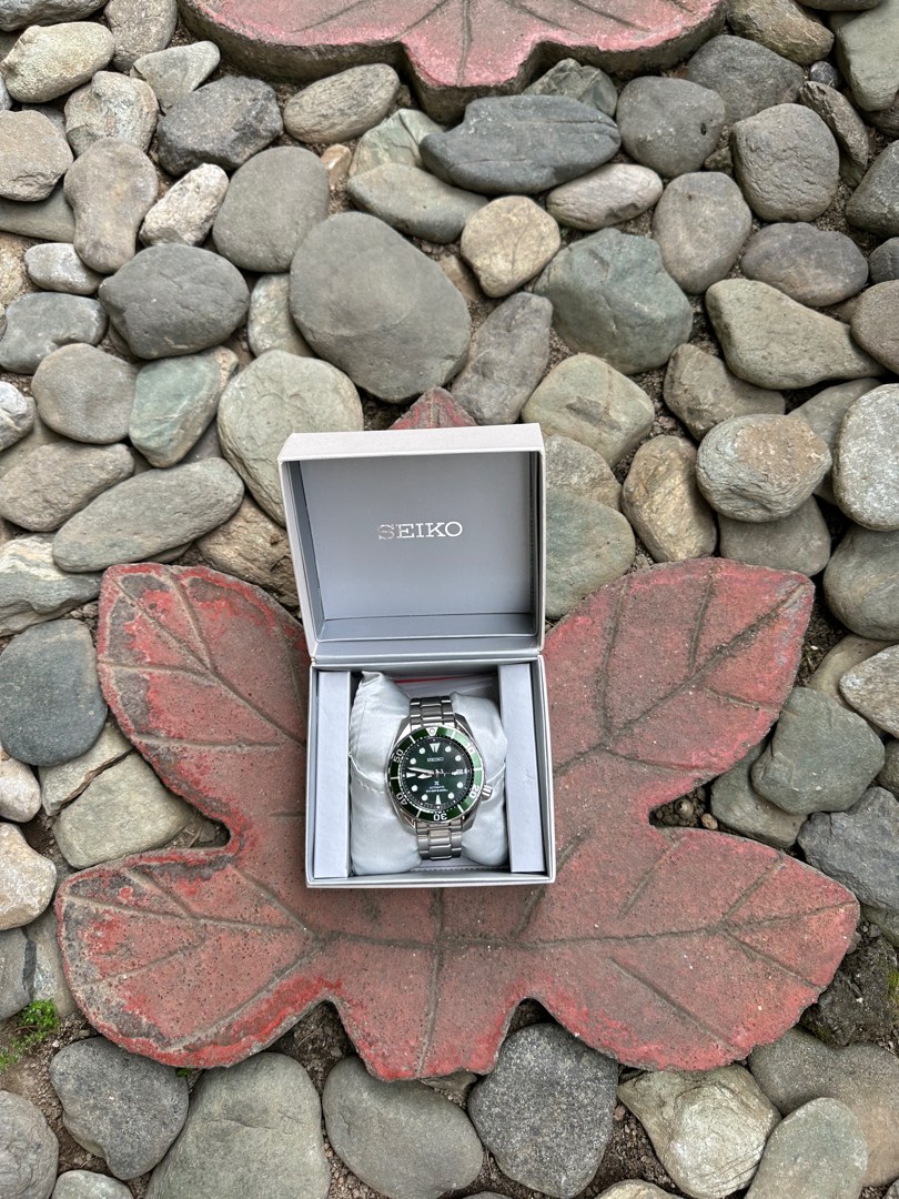 Seiko Sumo Hulk Sunburst Green SPB103J1, Men's Fashion, Watches ...