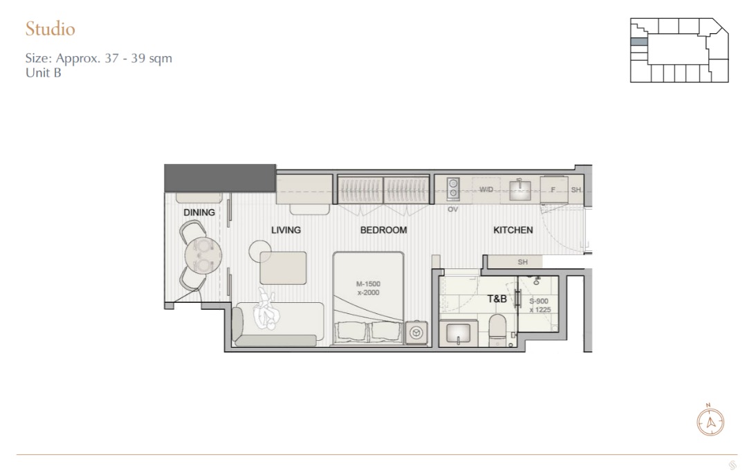 Shang summit pre-selling Studio unit 60B, Property, For Sale ...