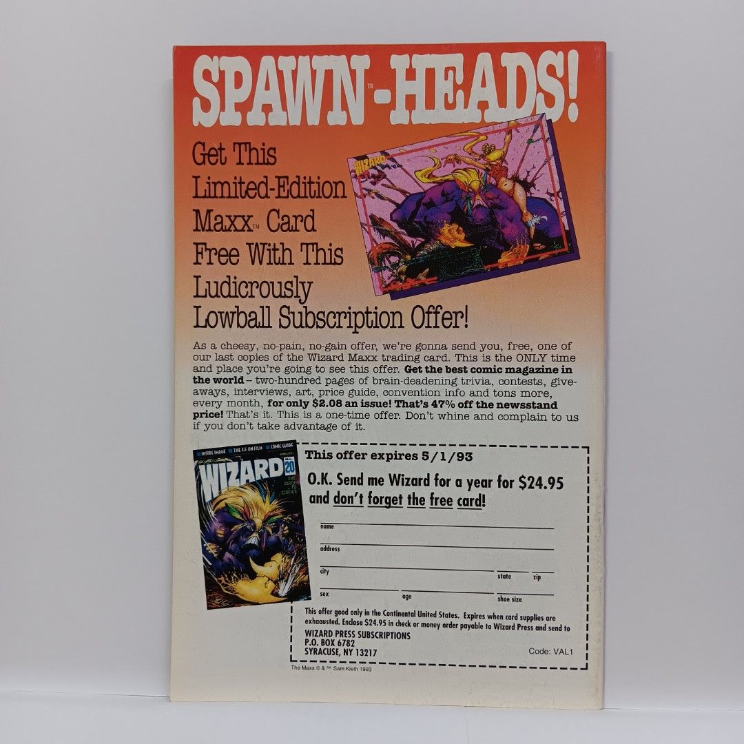 Spawn #8. VG/FN. 1st Vindicator. Iconic cover. Alan Moore story ...