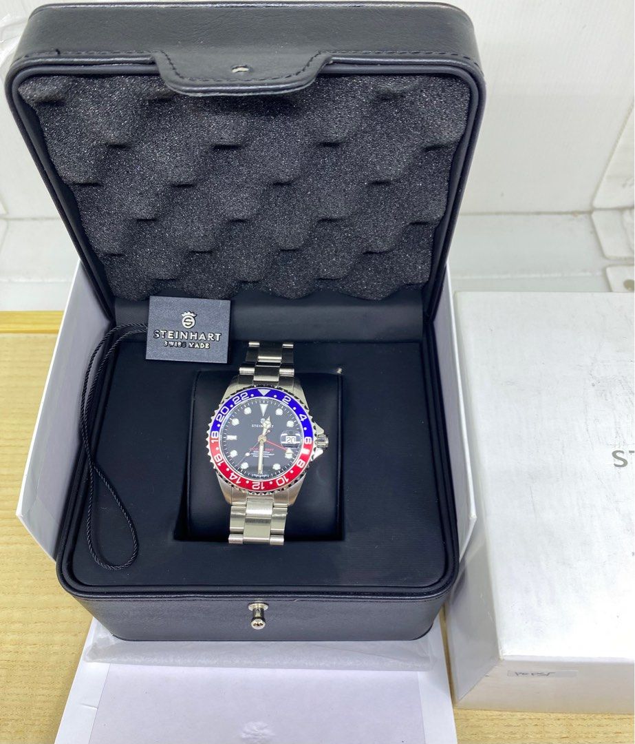 Steinhart ocean 39 pepsi bukan rolex pepsi hulk batman gshock mido ...
