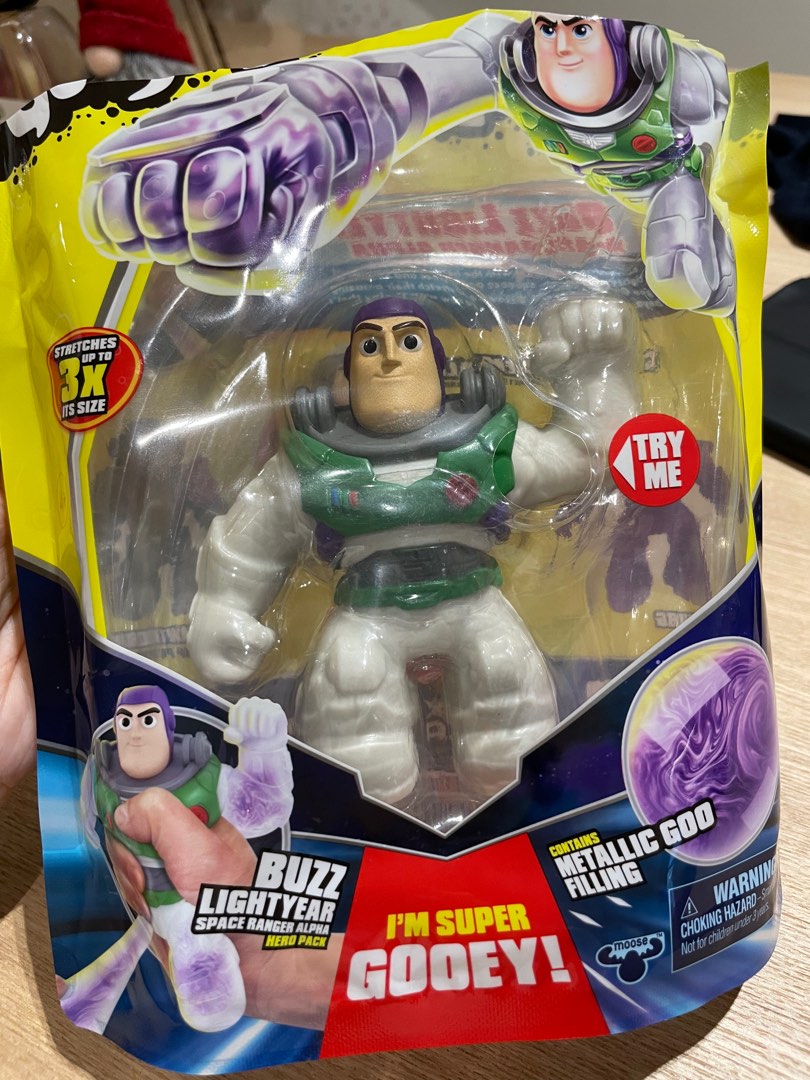 Buzz Lightyear 8” Heroes of Goo Jit Zu Action Figure Squishy, Hobbies ...