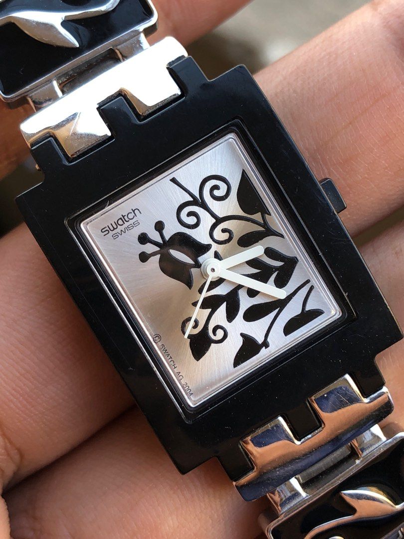 Swatch Flora Tank, Women's Fashion, Watches & Accessories, Watches on ...