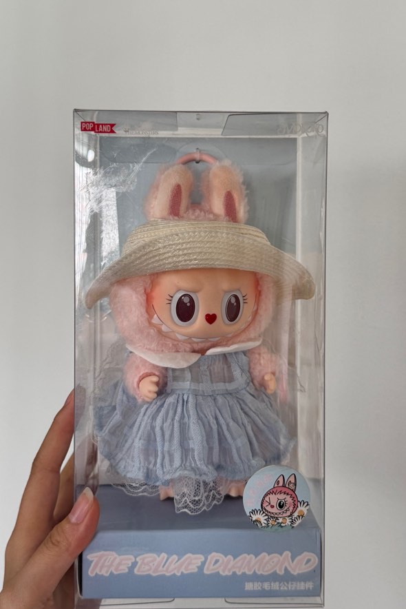 The Blue Diamond Mokoko labubu, Hobbies & Toys, Toys & Games on Carousell
