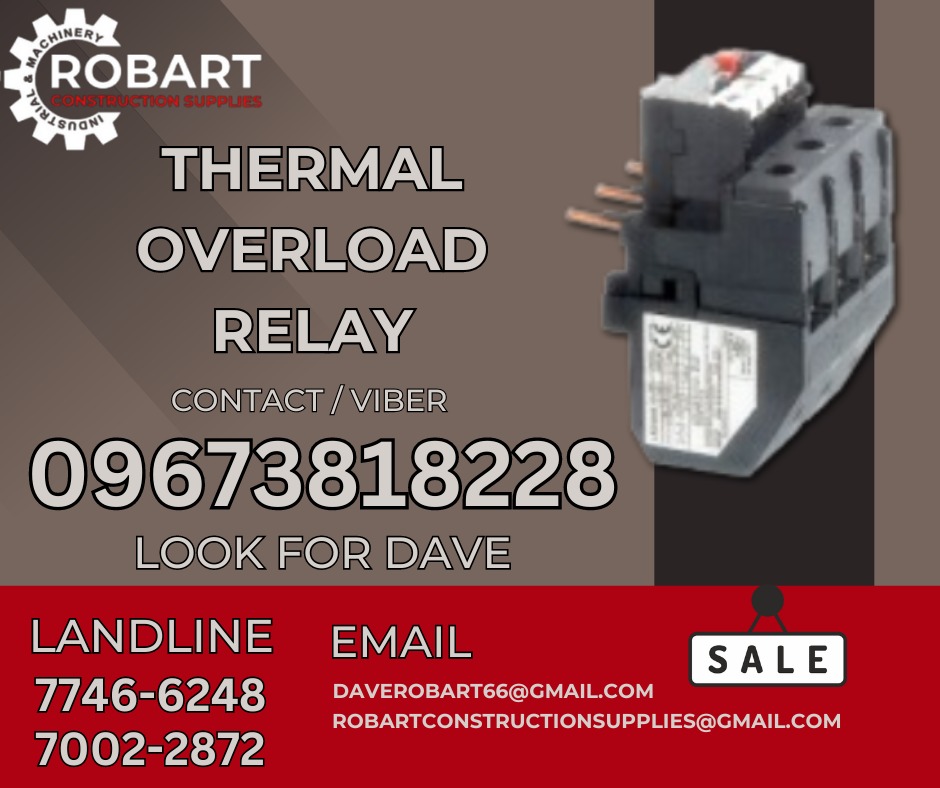 THERMAL OVERLOAD RELAY, Commercial & Industrial, Industrial Equipment ...