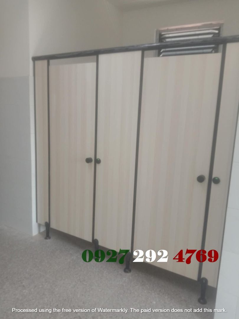 Toilet Partition PWD Phenolic Board 12 mm Stainless Black Nylon ...