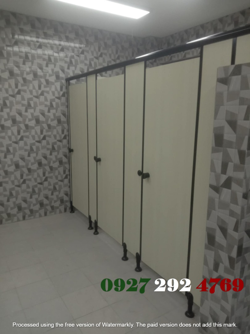 Toilet Partition PWD Phenolic Board 12 mm Stainless Black Nylon ...