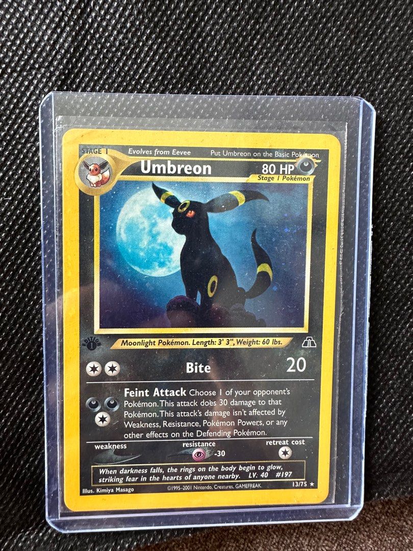 Umbreon Neo Destiny, Hobbies & Toys, Toys & Games on Carousell