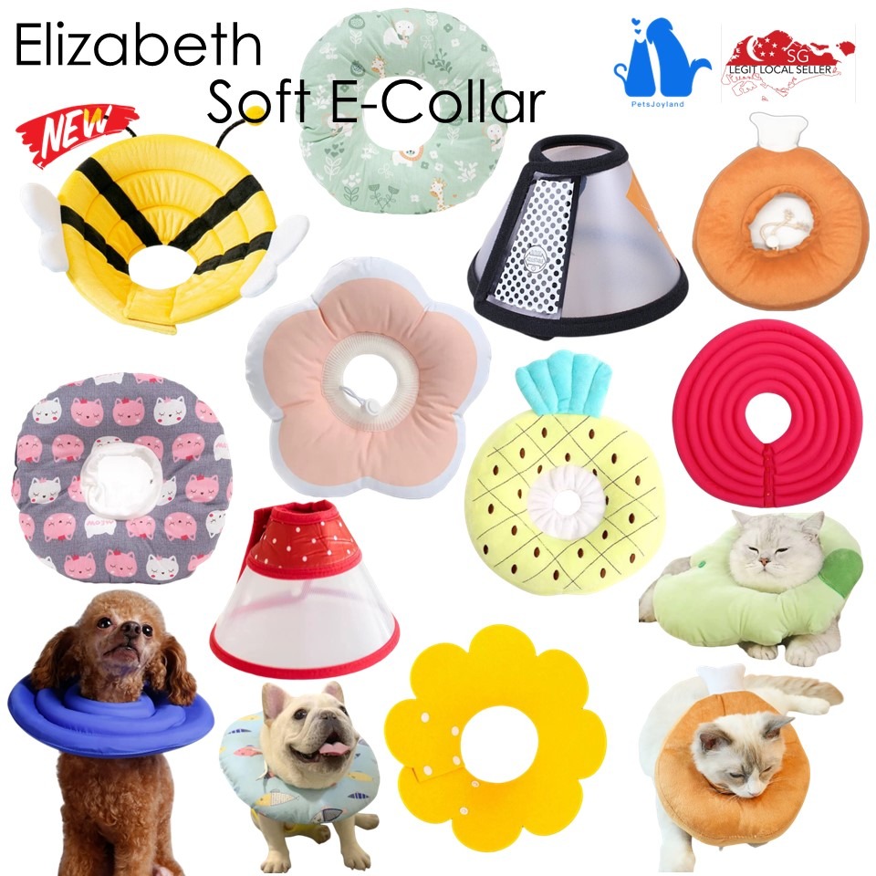 [Variety Design] Stylish Elizabeth Pet Collars | Comfortable Donut Soft ...