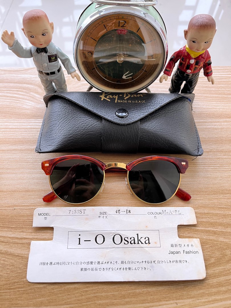 Vintage Clubmaster sunglasses 70's Brand: NOTIVA Made in Japan Rare ...