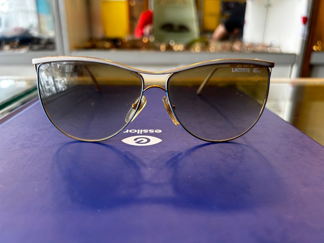 vintage lacoste gold frame, Men's Fashion, Watches & Accessories ...