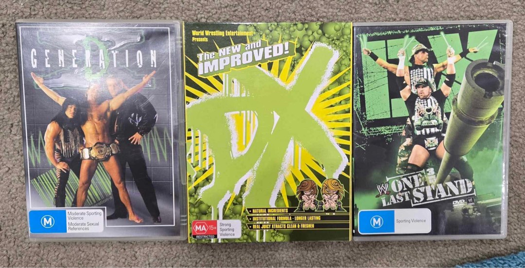 WWE DVD DX Triple H Shawn Michaels, Hobbies & Toys, Music & Media, CDs ...