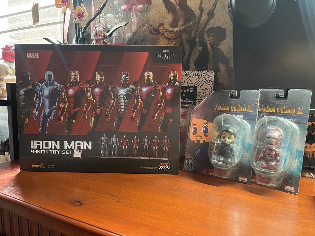 ZD Toys Marvel Avengers The Infinity Saga Iron Man 4-inch Toy set ...