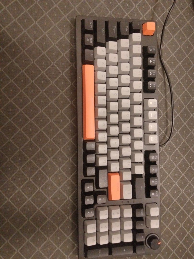 ZIFRIEND KA981 Full Size RGB nical Wired USB Keyboard 98 Keys Red/Blue ...