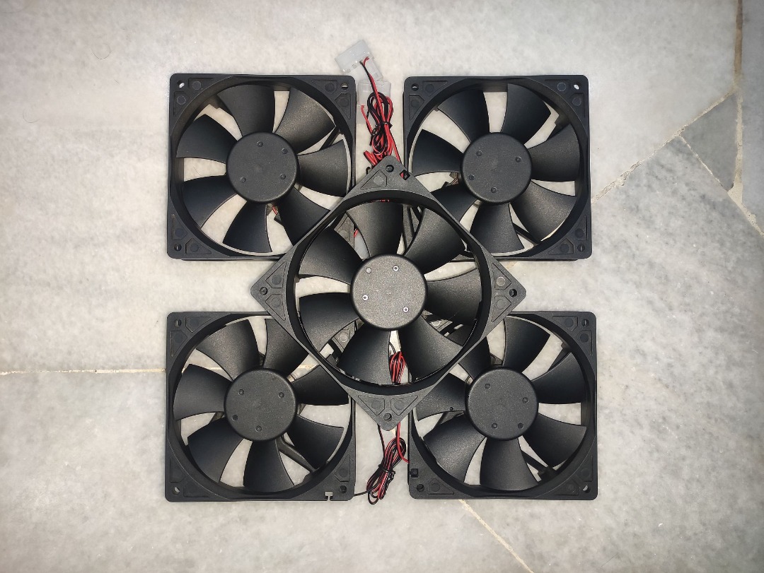 120cm Casing Fan High Speed 3000rpm (Powerful), Computers & Tech, Parts ...