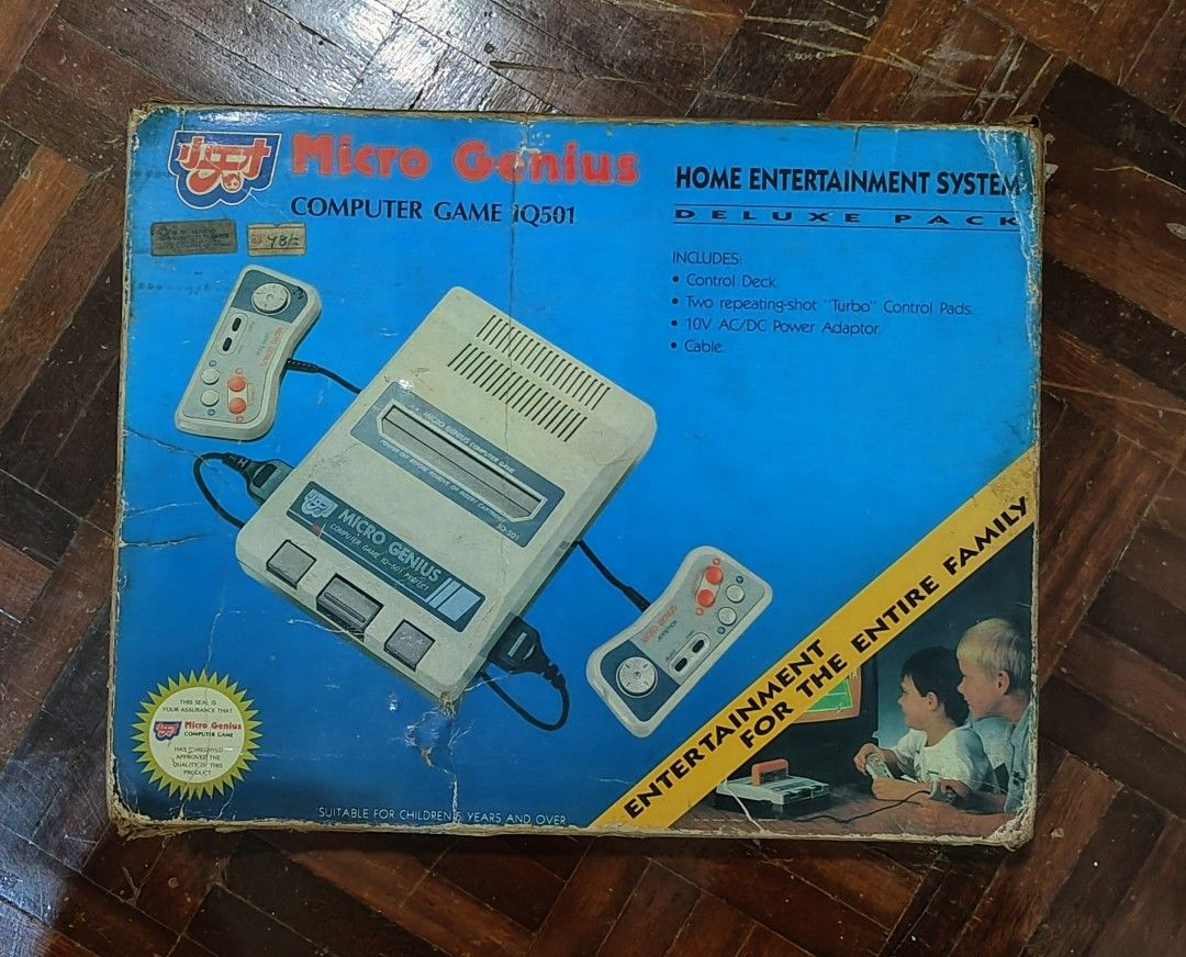 2 In 1 Bundle Micro Genius Family Computer Classic Retro Game Famicom ...