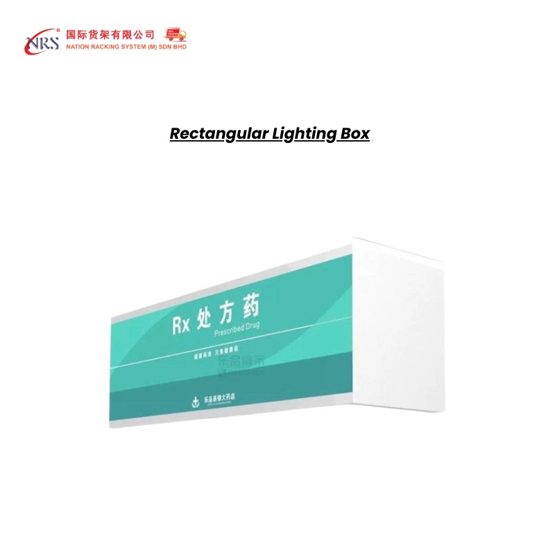 Acrylic Wall-Mounted Rectangular Rx Pharmacy Signboard, Double-Sided ...