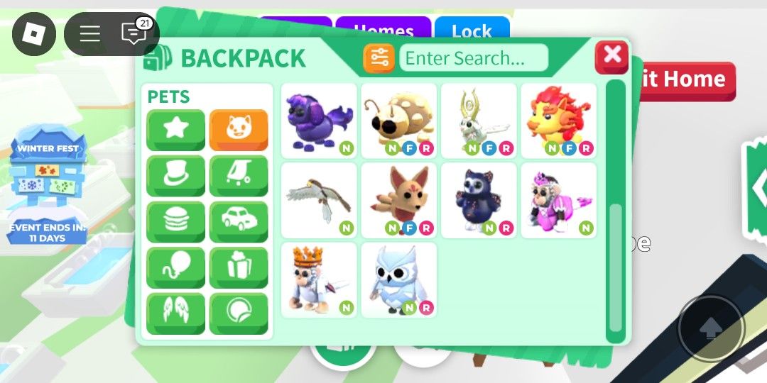 Adopt me legendary neon pet, Tickets & Vouchers, Store Credits on Carousell