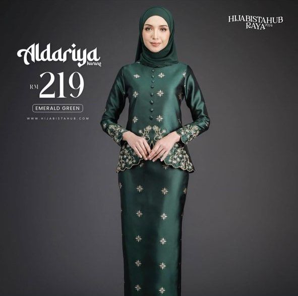 ALDARIA KURUNG HIJABISTAHUB, Women's Fashion, Muslimah Fashion, Baju Kurung & sets on Carousell