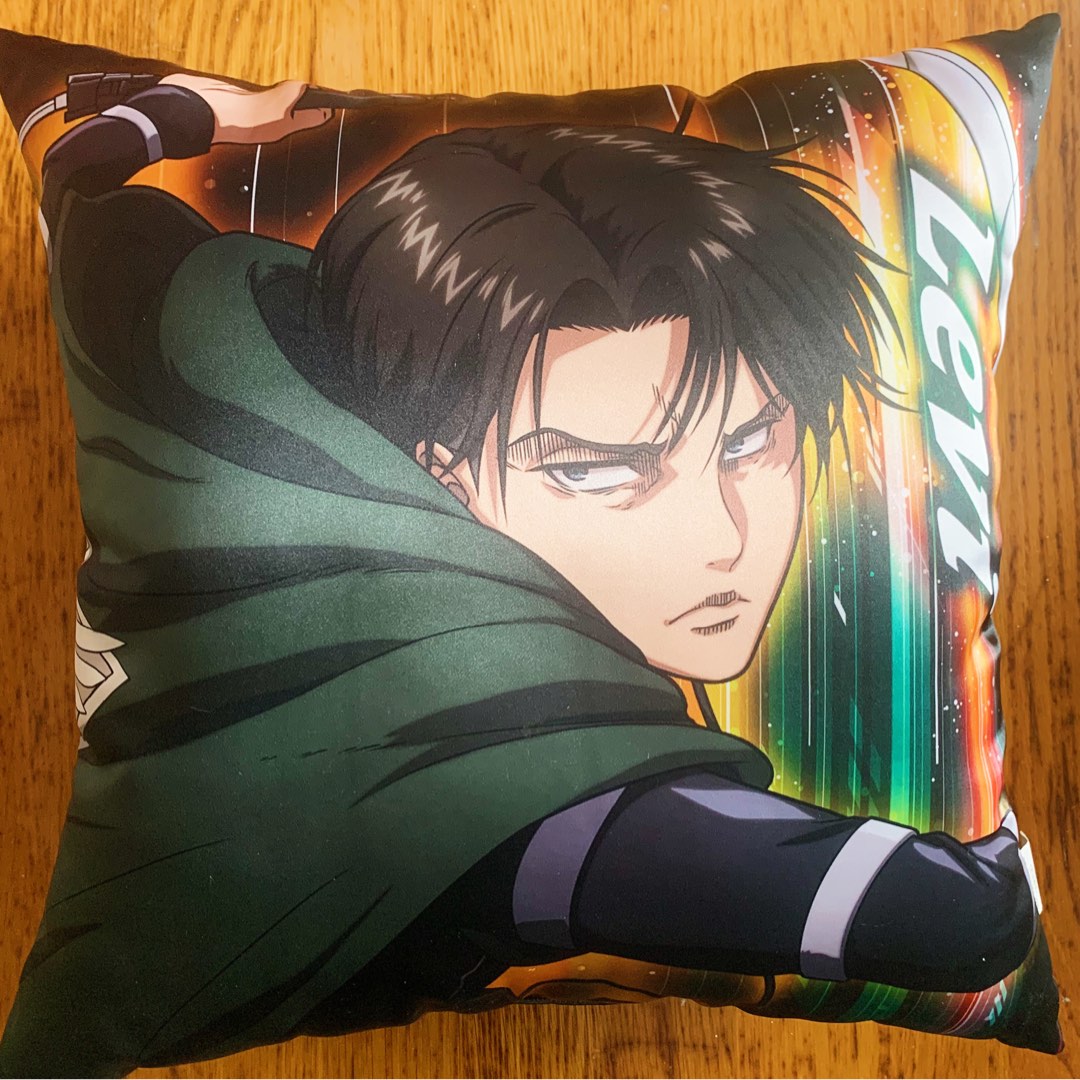 AOT Levi Pillow, Hobbies & Toys, Collectibles & Memorabilia, J-pop on ...