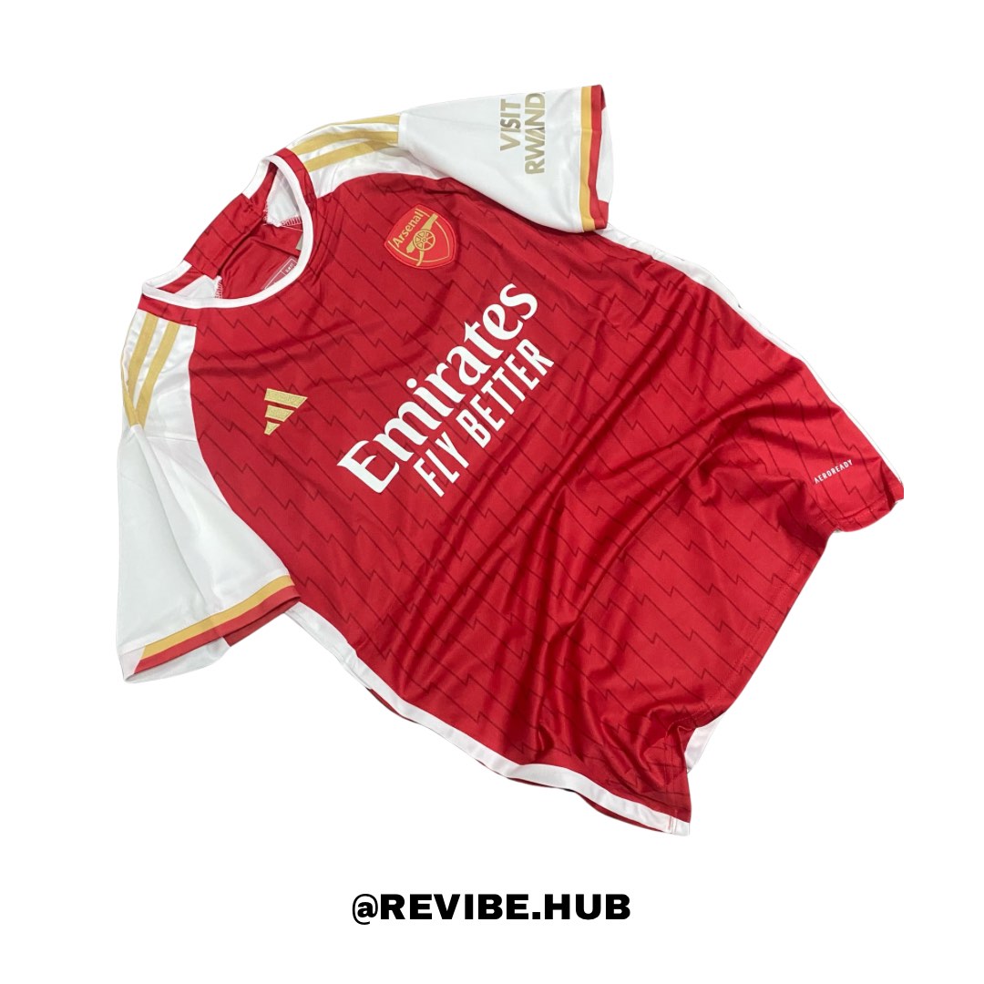 Arsenal 23/24 home kit, Men's Fashion, Activewear on Carousell